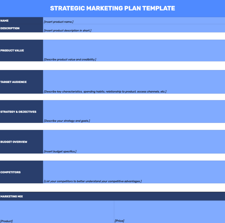 14 Free Strategic Planning Templates for 2024