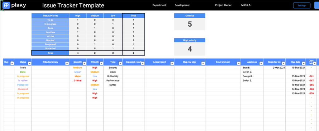 Top 16 Free Automated Project Management Excel Templates