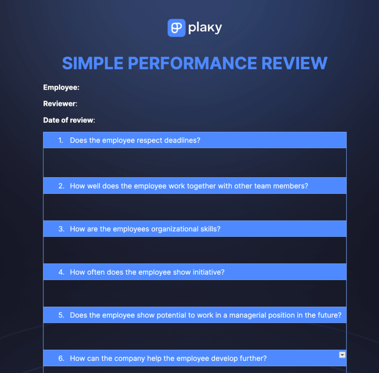 10 Free Performance Review Templates to Try in 2024