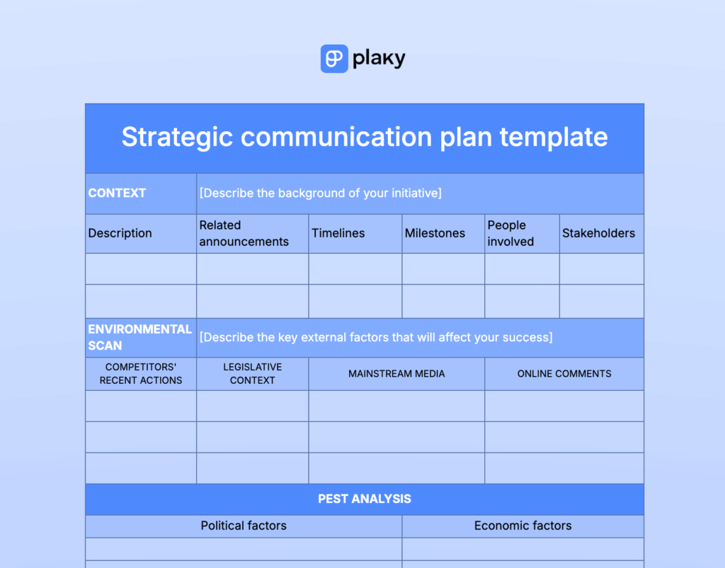 14 Free Strategic Planning Templates (Multiple Formats)