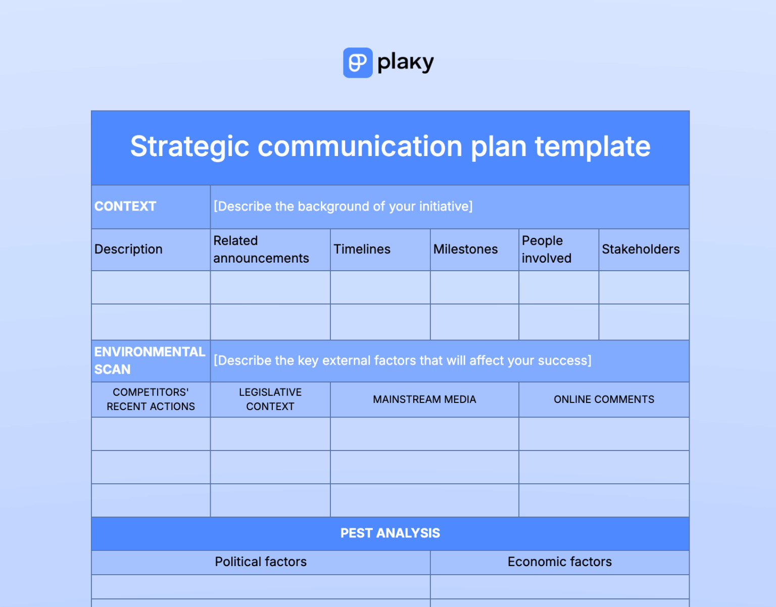 14 Free Strategic Planning Templates (Multiple Formats)