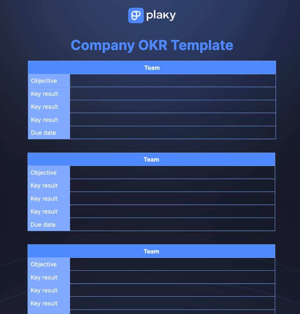 8 OKR Templates Free to Use