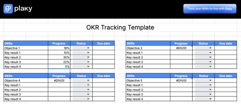 Track Objectives and Key Results With 8 Free OKR Templates