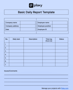 18 Free Daily Report Templates (Simple and Customizable)