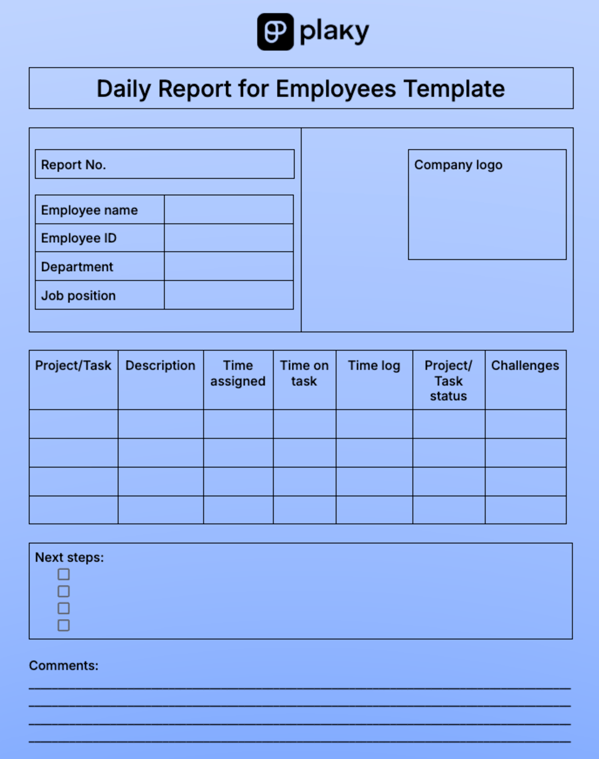 18 Free Daily Report Templates (Simple and Customizable)