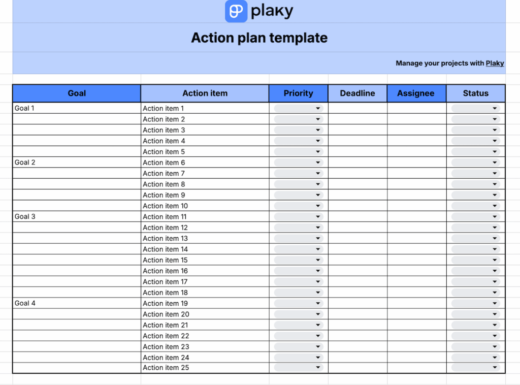 15 Google Sheets Templates for Effortless Project Management