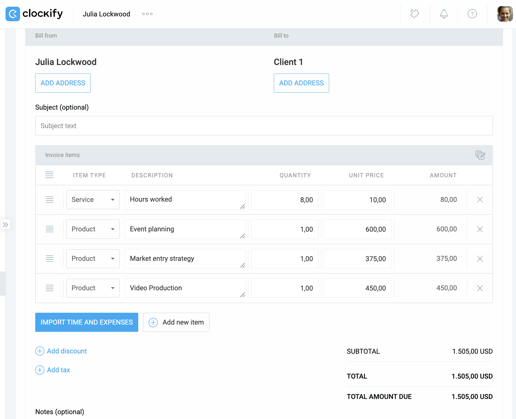 Track Time in Plaky: Gain Visibility & Generate Accurate Invoices